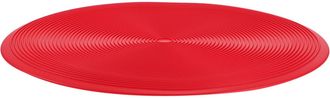 DOITOOL Silikon Untersetzer Rund 30cm Rot Hitzebest&auml;ndige Mikrowellen Unterlage rutschfeste Tischunterlage f&uuml;r K&uuml;che und Esszimmer
