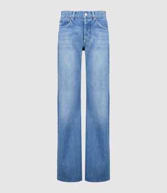 Anine Bing Jean Hugh Coton Organique Bleu