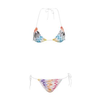 Missoni Femme, Maillots de bain, Multicolore, Taille: 36 FR Bikini Zigzag