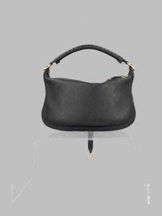 Chlo&eacute; Womens Shoulder Bag Marcie Black Calf Leather