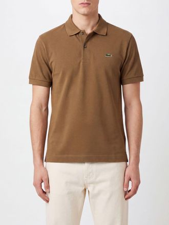 Lacoste Klassisches kurz&auml;rmeliges Baumwoll-Poloshirt von mit Logo-Patch