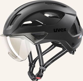 Uvex Fahrradhelm Stride Visor schwarz