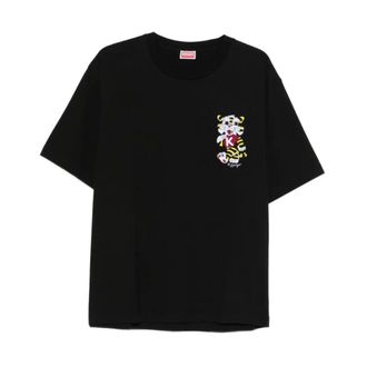 Kenzo Homme, Tops, Noir, Taille: 2XL T-Chemises