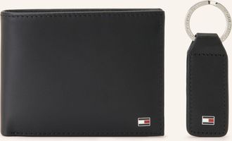 Tommy Hilfiger Set: Geldb&ouml;rse Und Schl&uuml;sselanh&auml;nger schwarz