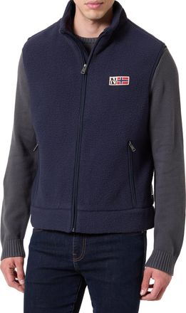 Napapijri Treser Weste Blue Marine, blau, XXL