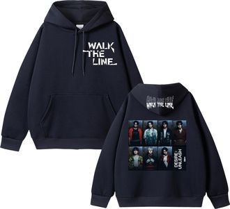 Generic Walk The LINE Baumwoll-Hoodie 2025 Grafik Desire:Unleash Sweatshirt(A Black,XL)