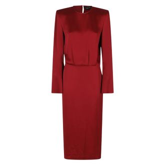 Federica Tosi Midikleid - - Dresses - Damen - Rot - M