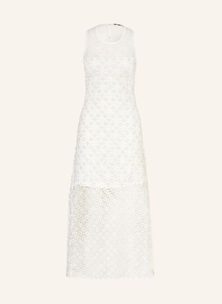 Maje H&auml;kelkleid Mit Schmuckperlen weiss