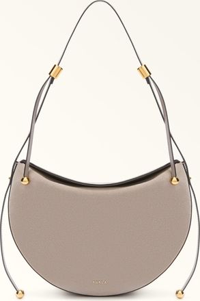 Furla Moonstone Schultertasche M Toni Linen Wildleder Damen