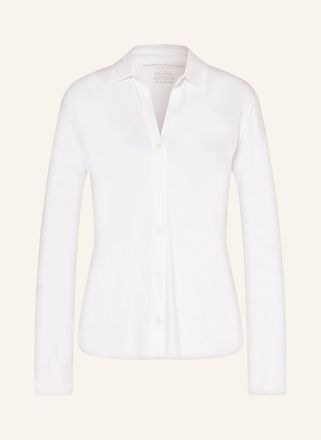 Majestic Filatures Majestic Filatures Hemdbluse Aus Jersey weiss