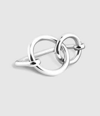 Ginette NY Bague Double Fusion Argent
