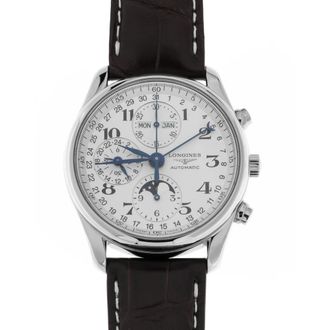 Longines Longines, Femme, Accessoires, Multicolore, Taille: ONE Size Master Collection Chronograph Moonphase
