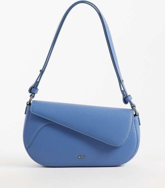 JW PEI Addisyn Schultertasche in Dusty Blue-Blau