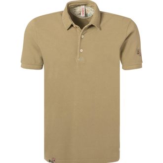 Bob Herren Polo-Shirt braun,gr&uuml;n