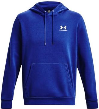 Under Armour UA Essential Sweat &agrave; capuche en polaire Royal/Graphite/Noir - M