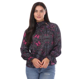 Ted Baker Heiydii Bluse Hoch geschnitten für Damen (Schwarz)