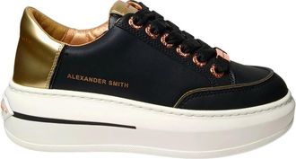 Alexander Smith Femme, Chaussures, Noir, Taille: 35 EU Pelle Baskets