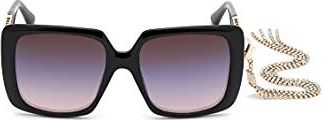Guess 0, Lunettes de soleil Femme, shiny black, 55