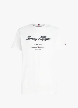 Tommy Hilfiger T-shirt manches courtes logo brod&eacute;