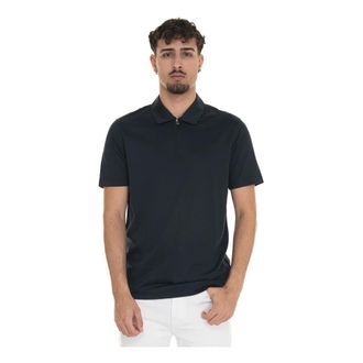 HUGO BOSS Polo-Shirt mit kurzen &Auml;rmeln aus Jersey - - Tops - Herren - Blau - 2XL