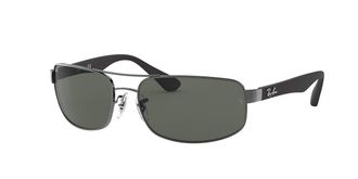 Ray-Ban Junior Herren Rb 3445 Brillengestelle, Grau (Gunmetal/Crystal Green), 64