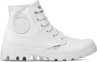 Palladium Schnürstiefeletten Pampa Hi Mono U 73089-116-M Weiß
