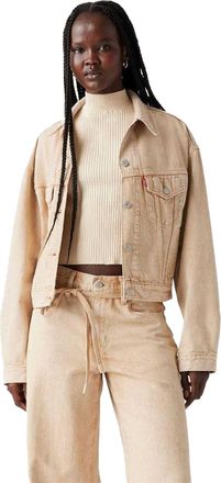 Levi's 90&acute;s Jeansjacke f&uuml;r Damen, Stein Gewaschen (Braun)