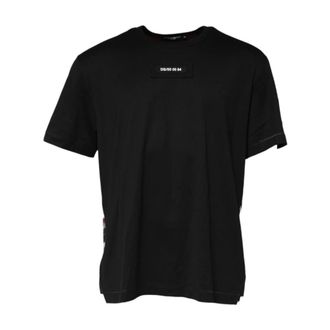 Dolce & Gabbana Camouflage Logo Crew Neck T-shirt - - Tops - Herren - Mehrfarbig - L