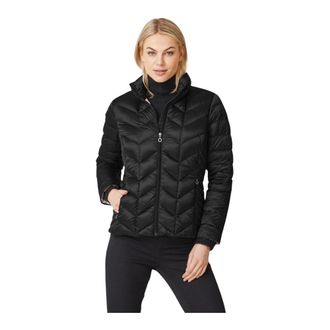 Junge Gepolsterte Schwarze &Uuml;bergangsjacke Daisy Stil - - Jackets - Damen - Schwarzk - S