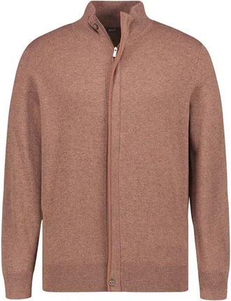 Boggi Milano Herren Cardigan braun meliert
