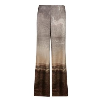 Pierre-Louis Mascia Femme, Pantalons, Brun, Taille: 40 FR Wide Pantalons