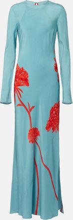 Sir. Maxikleid Amelie aus Cr&ecirc;pe de Chine aus Seide