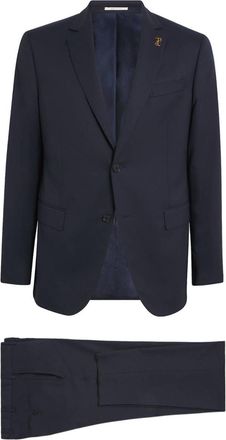Pal Zileri Navy Blue Wool 2-Piece Suit Size XXL