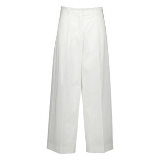 Max Mara Femme, Pantalons, Blanc, Taille: 36 FR Wkdbellico Wide Pantalons