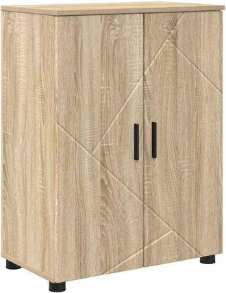 vidaXL Badezimmer Schrank Sonoma-Eiche 60 x 35 x 80 cm Holzwerkstoff vidaXL