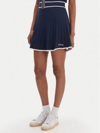 Guess Minirock V6RD07 Z4652 Dunkelblau Regular Fit