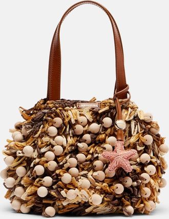 Aquazzura Verzierte Henkeltsche Pom Pom