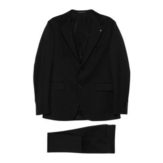 Tagliatore Zweireihiger Wollanzug - - Suits - Herren - Schwarzk - M