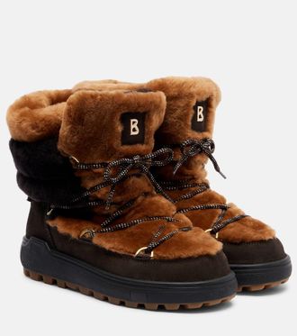 Bogner Bottines Chamonix 10 en daim et shearling