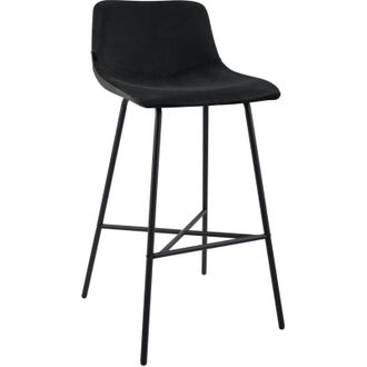 Clp Tabouret de bar Altona Noir Velours