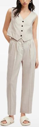 AllSaints veston à boutonnière devant - Tons neutres