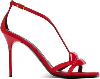 Balmain Sandalen - Open-Toe Sandals With Stiletto Heel - Gr. 36 (EU) - in Rot - f&uuml;r Damen