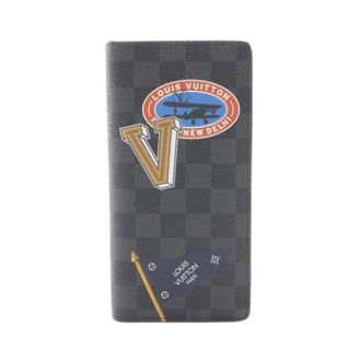 Louis Vuitton Portefeuille long (bi-pli) Pre-owned - Homme - Pre-owned - Noir - Taille: ONE Size