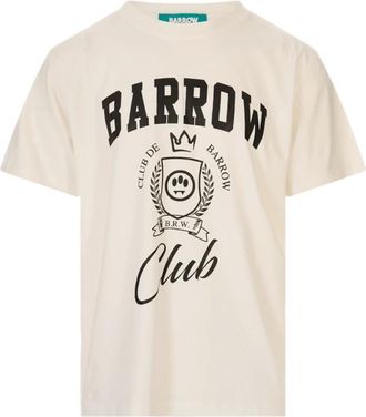 Barrow Barrow, Homme, Tops, Blanc, Taille: XS T-shirt en jersey