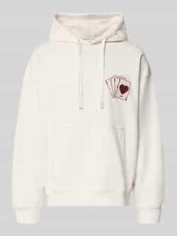 HUGO BOSS Hoodie mit gro&szlig;em R&uuml;ckenprint Modell Dewerhood