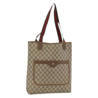 Gucci Pre-owned Vintage GG Canvas Tote - - Pre-owned - Damen - Beige - ONE SIZE