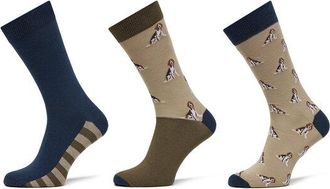 Barbour Lange Socken Beagle Dog MGS0070BE31 Beige