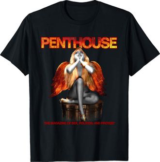Penthouse Magazine 1998 Angel Pinup Blonde B&ouml;sewicht Burlesque T-Shirt