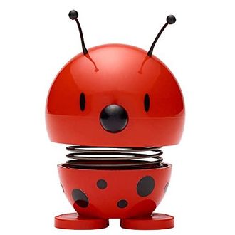 Hoptimist Coccinelle 4,5 x 5,8 x 6,8 cm Rouge