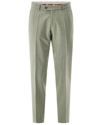 CG - Club of Gents Hose Primo aus Schurwolle mit Stretch und Nadelstreifen, Slim in